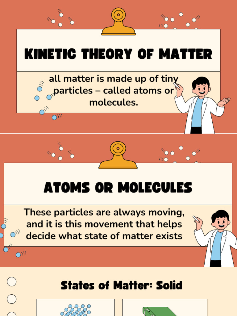 Kinetic Theory of Matter | PDF