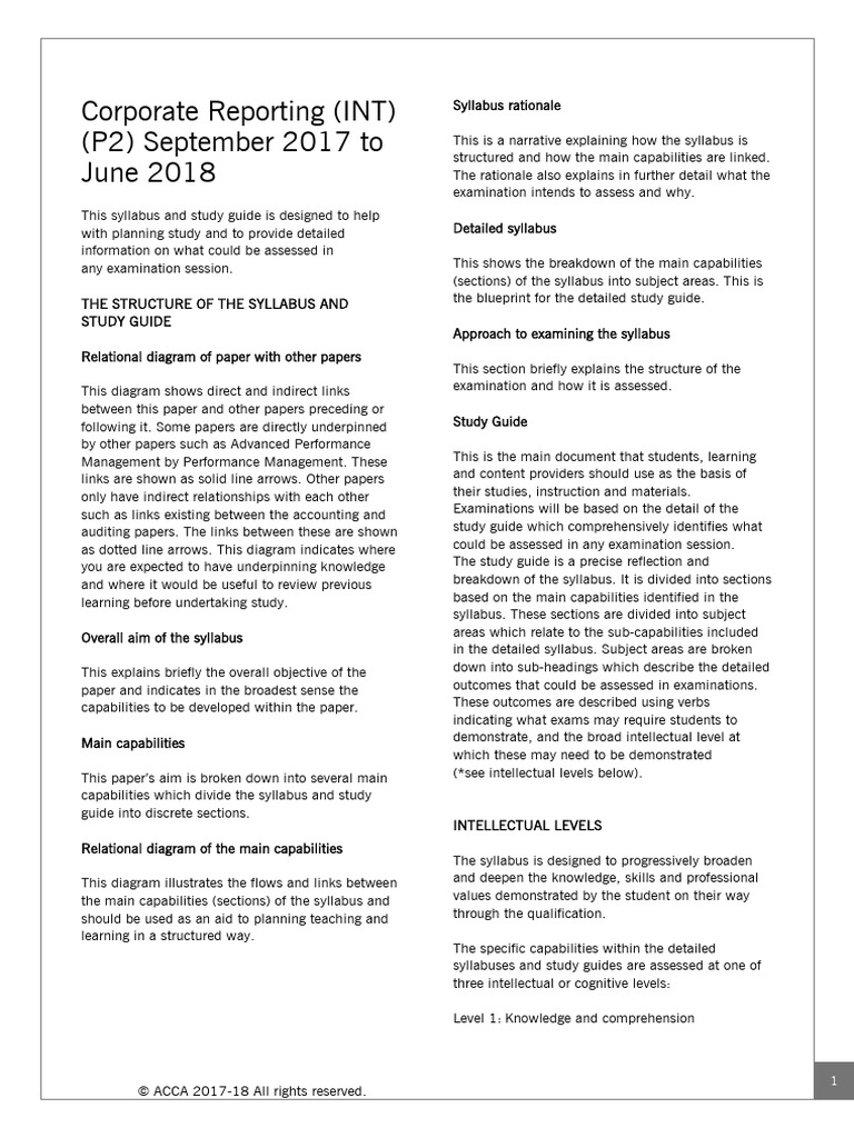 p2 Int SG Sept17 Jun18 | PDF