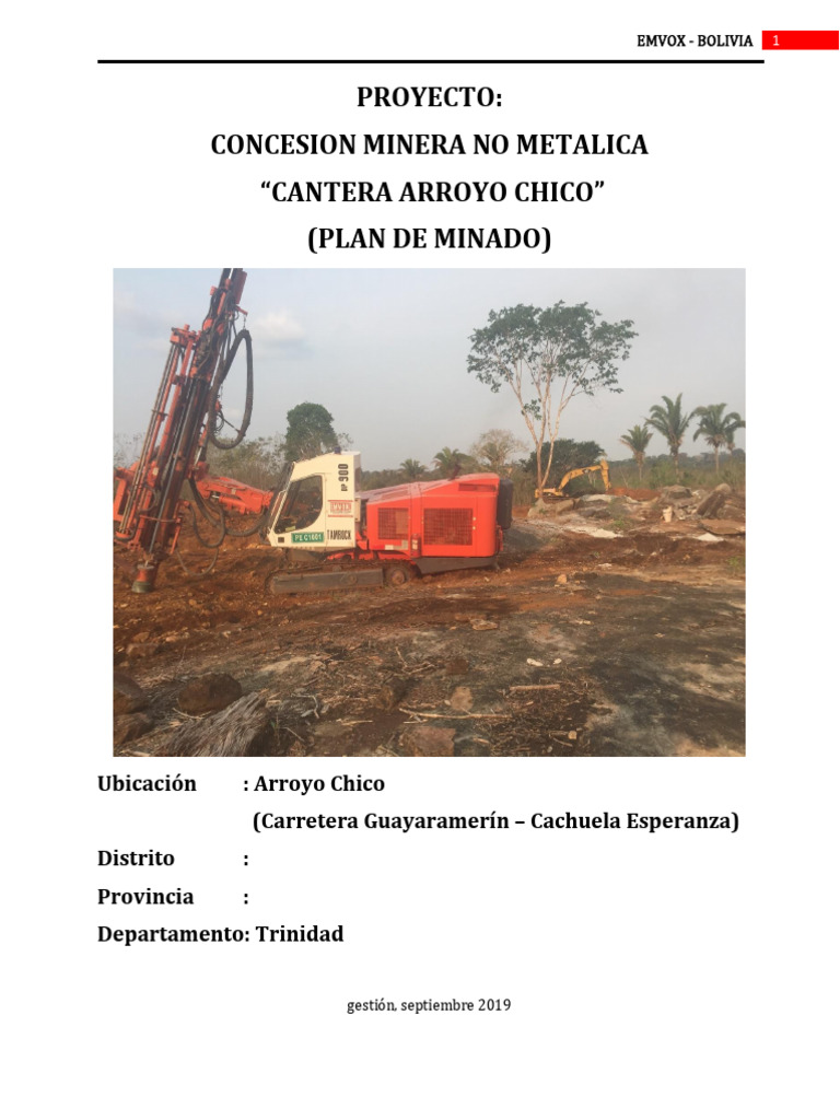 001.-Plan de Minado | PDF