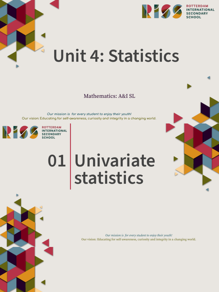 Unit 4 - Statistics 2023 - 2024 | PDF