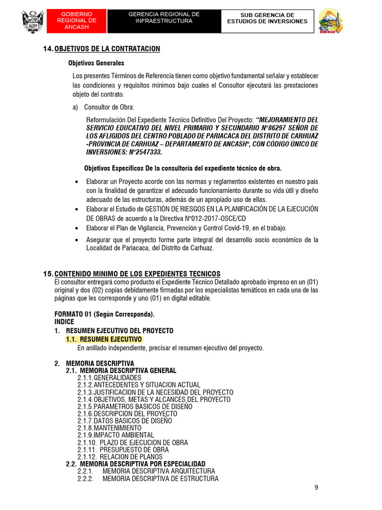 TDR Carhuaz Ok 264k | PDF