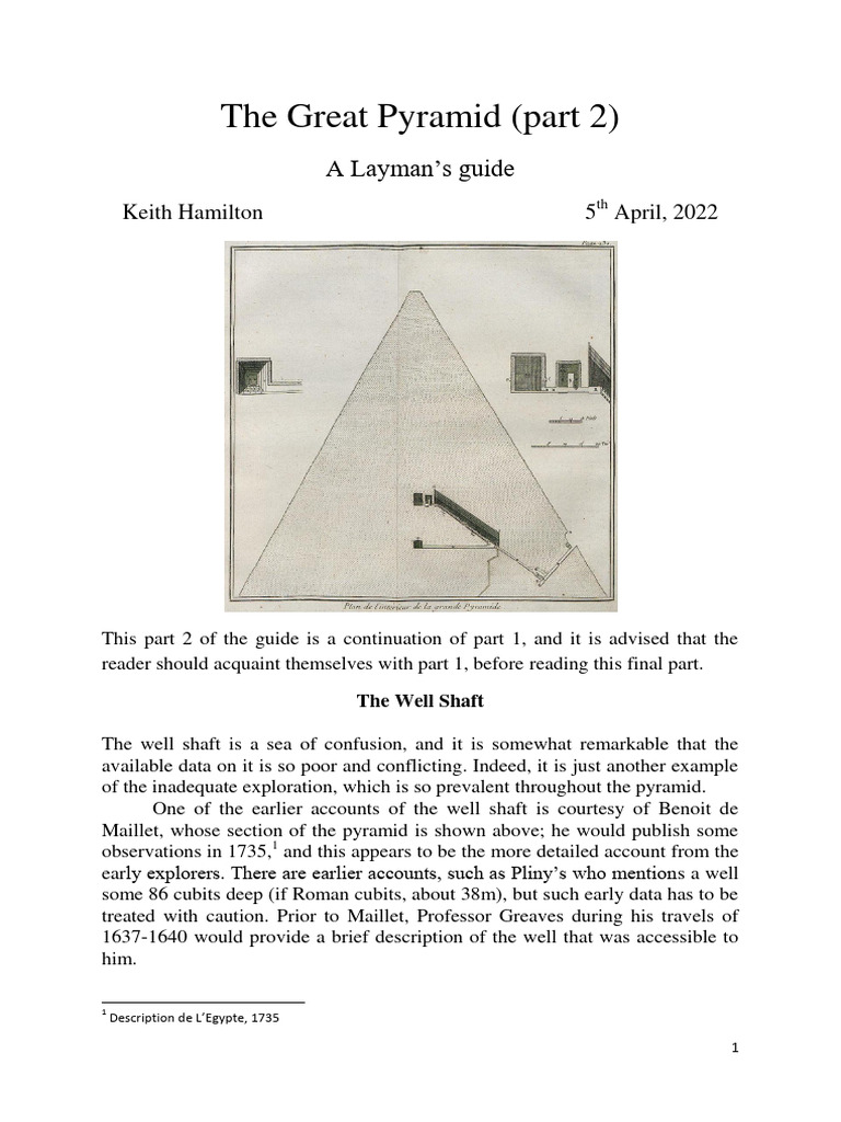 The Great Pyramid Part 2 A Laymans Guide | PDF