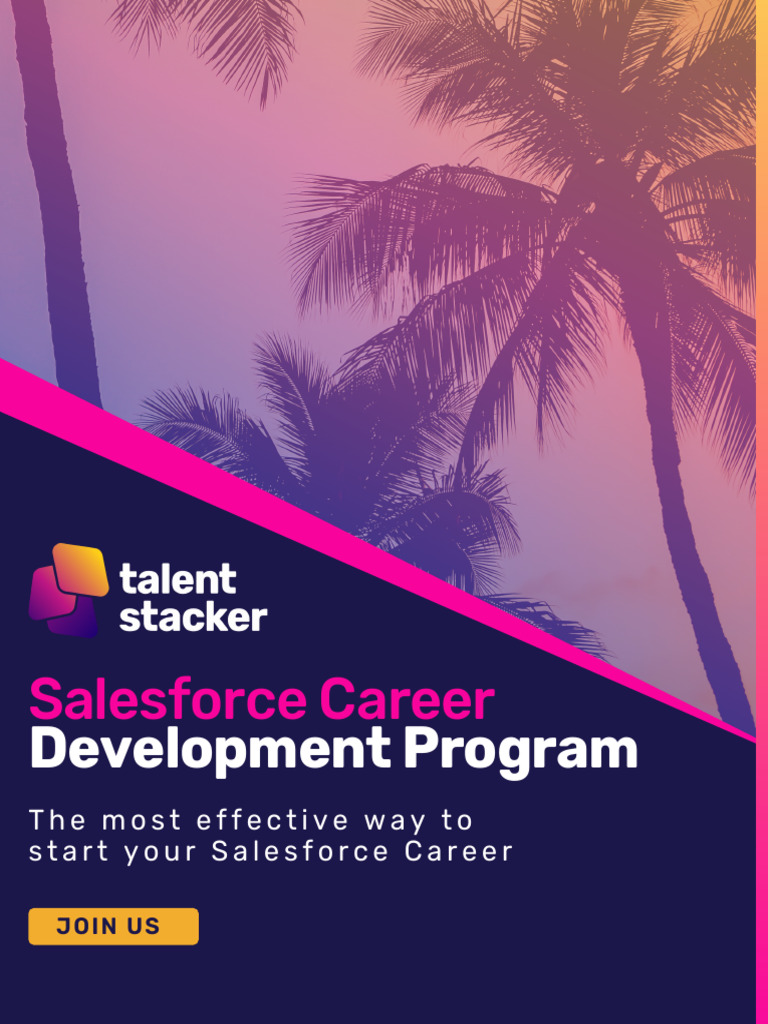 Talent Stacker Salesforce Career Development Program Information Guide | PDF