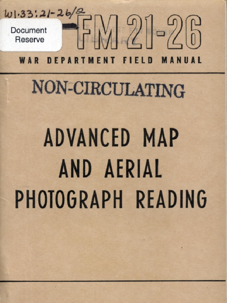 Advanced Map Reading 1944 | PDF | Military | Warfare