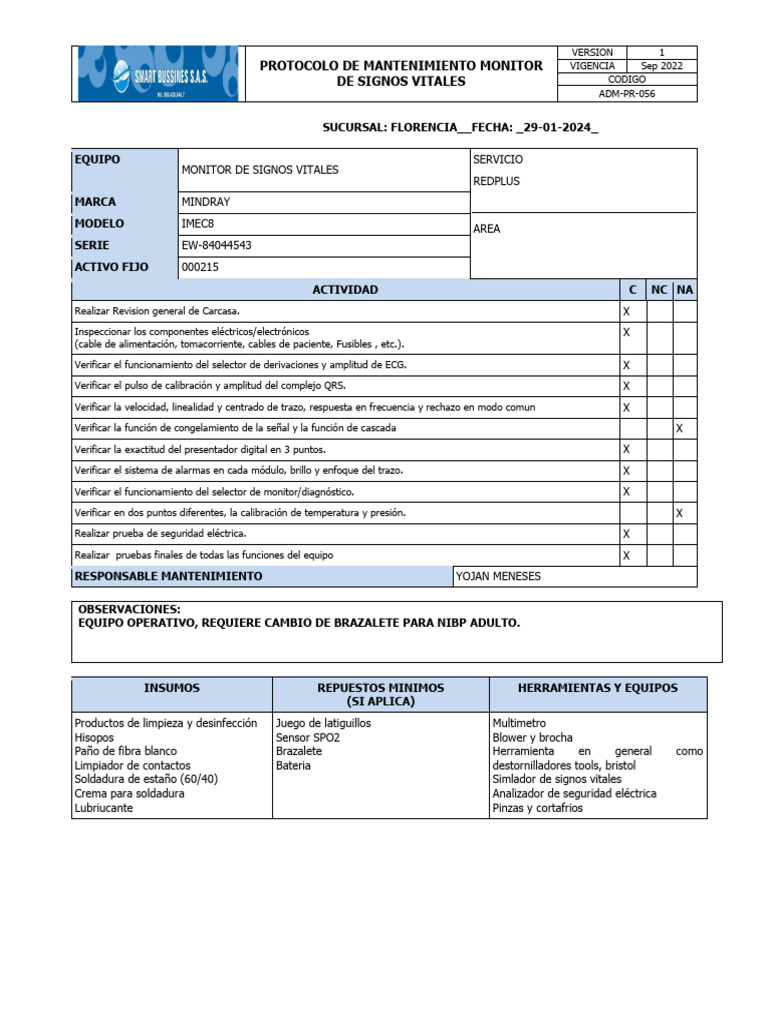 Protocolo de Monitor de Signos Vitales | PDF