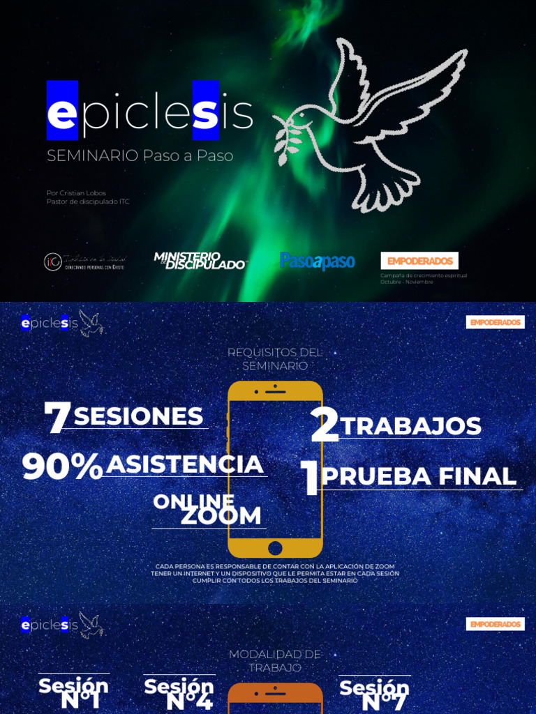 Seminario EPICLESIS (Sesión 1) | PDF