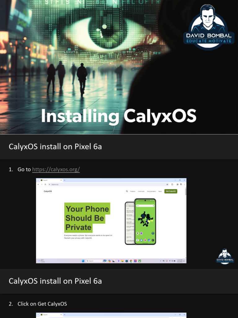 CalyxOS - Install | PDF