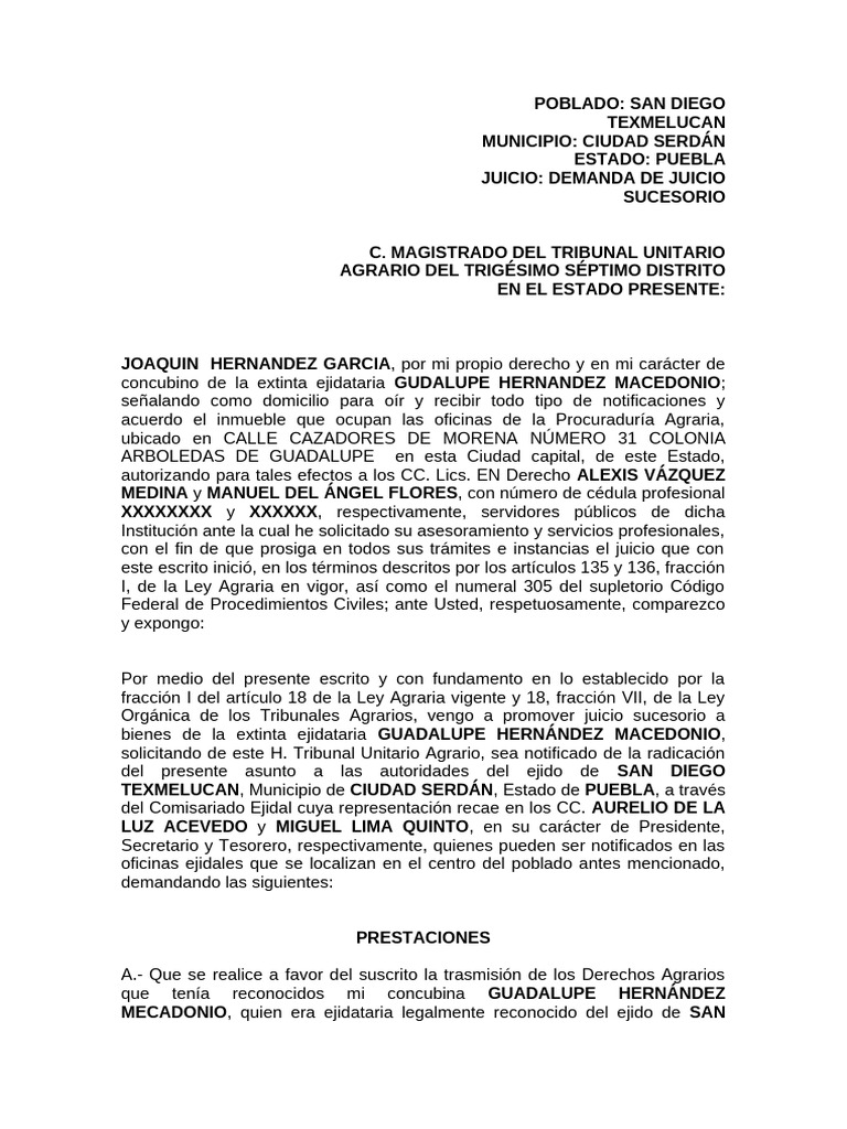 Demanda Agraria | PDF