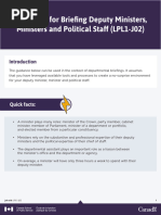 Sample Ministerial Briefing Format Template-1 | PDF | Science & Mathematics