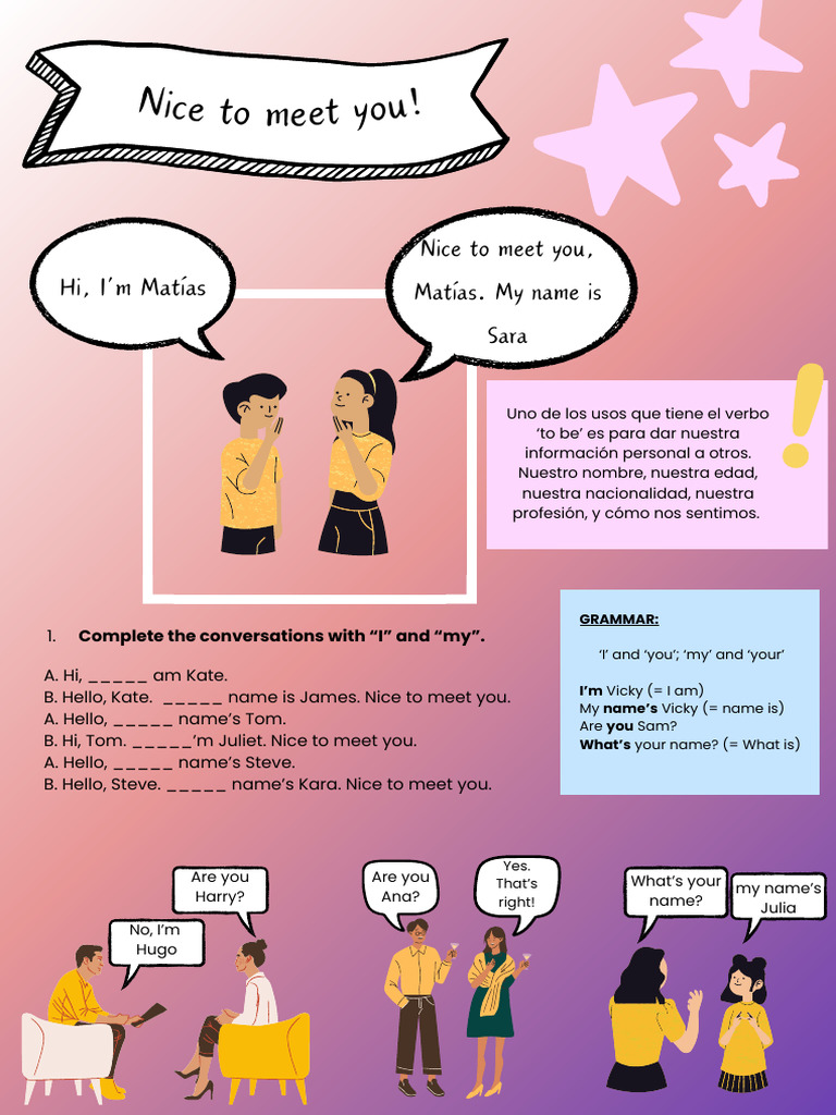 Nice To Meet You! | PDF