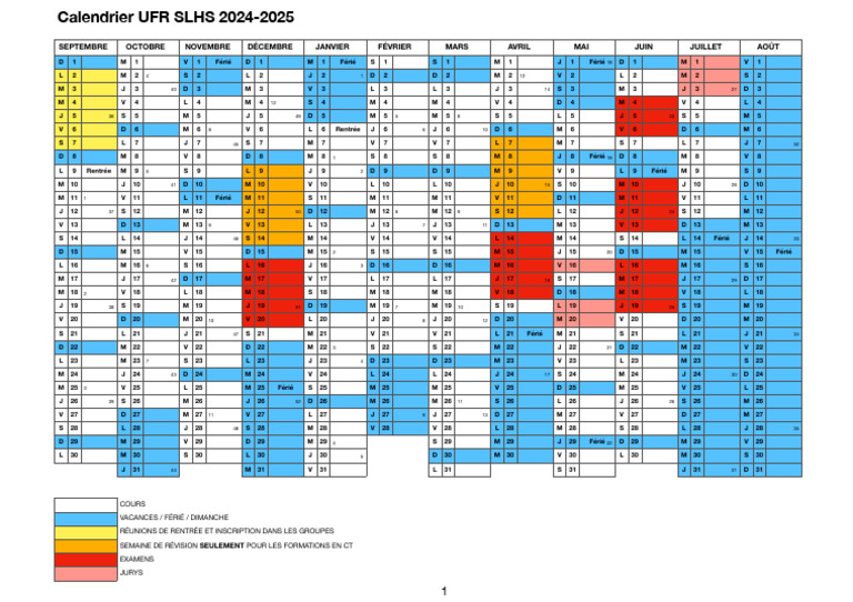 Calendrier 24 25 Blanc | PDF
