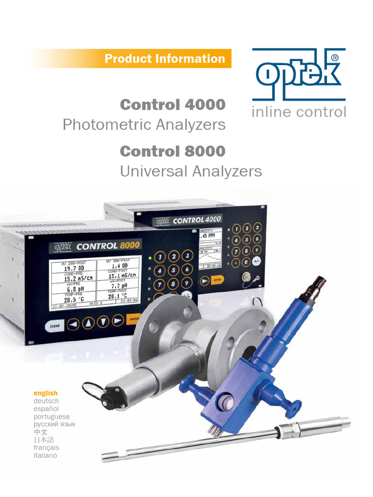 Optek Brochure 1005 1001 02 PI C4000 C8000 US | PDF