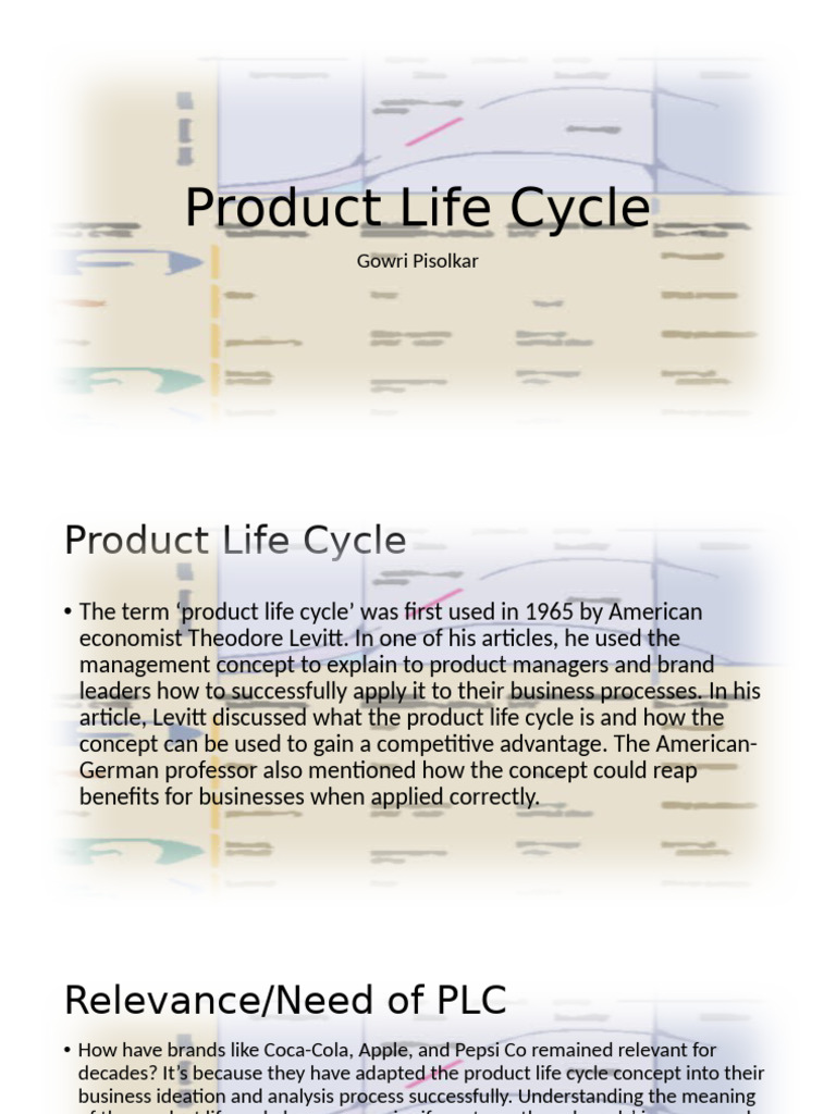 Product Life Cycle | PDF