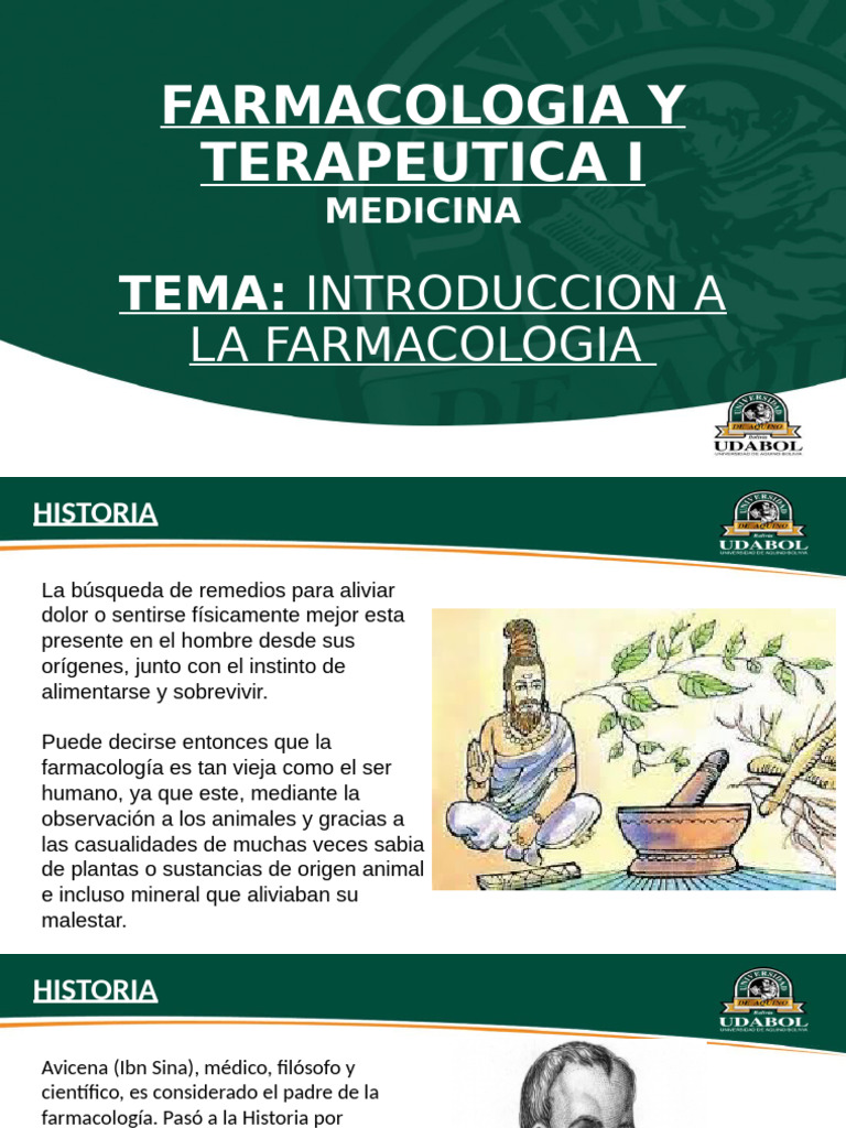 1 Introduccion A La Farmacologia | PDF