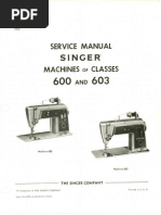 Singer 6233, 6234 & 6235 Service Manual | PDF | Sewing Machine | Gear