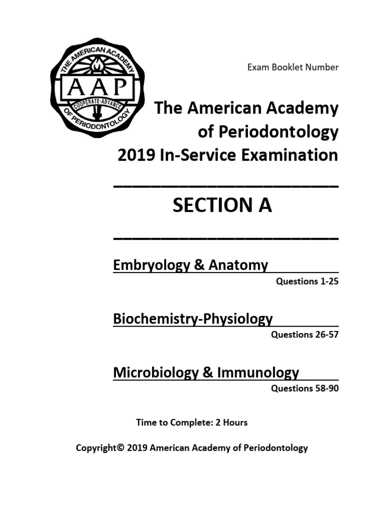 2019 in Service Exam With Key Highlighted | PDF