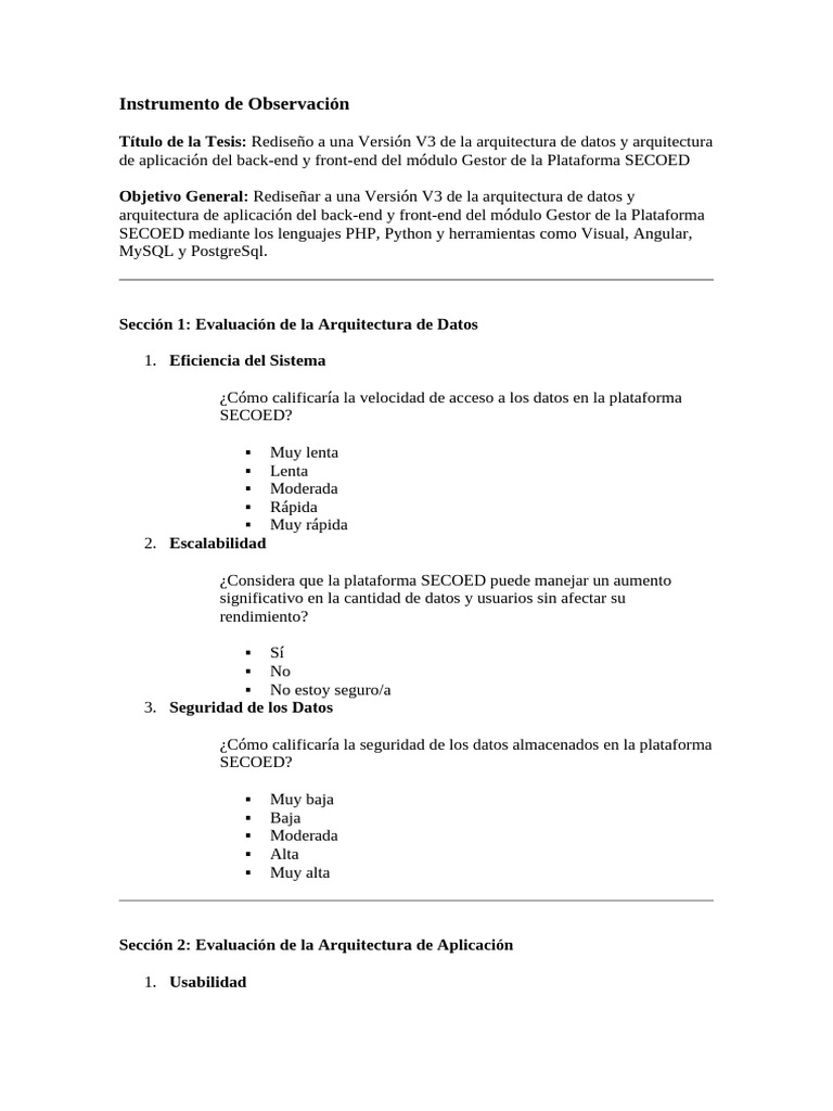 U2 S5 Tarea 2 Instrumento A Utilizar | PDF