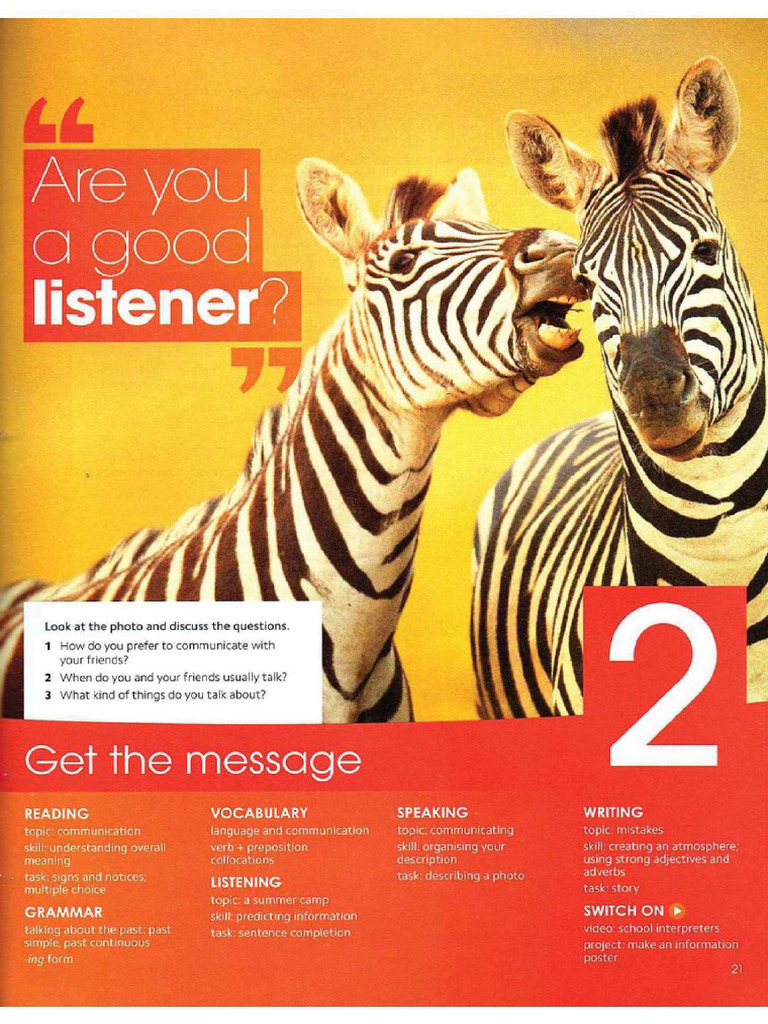 4to1era Unit 2 Ingles Curricular | PDF