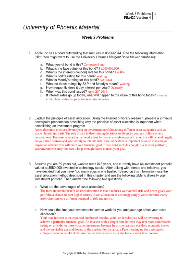 Week 3 Problems | PDF