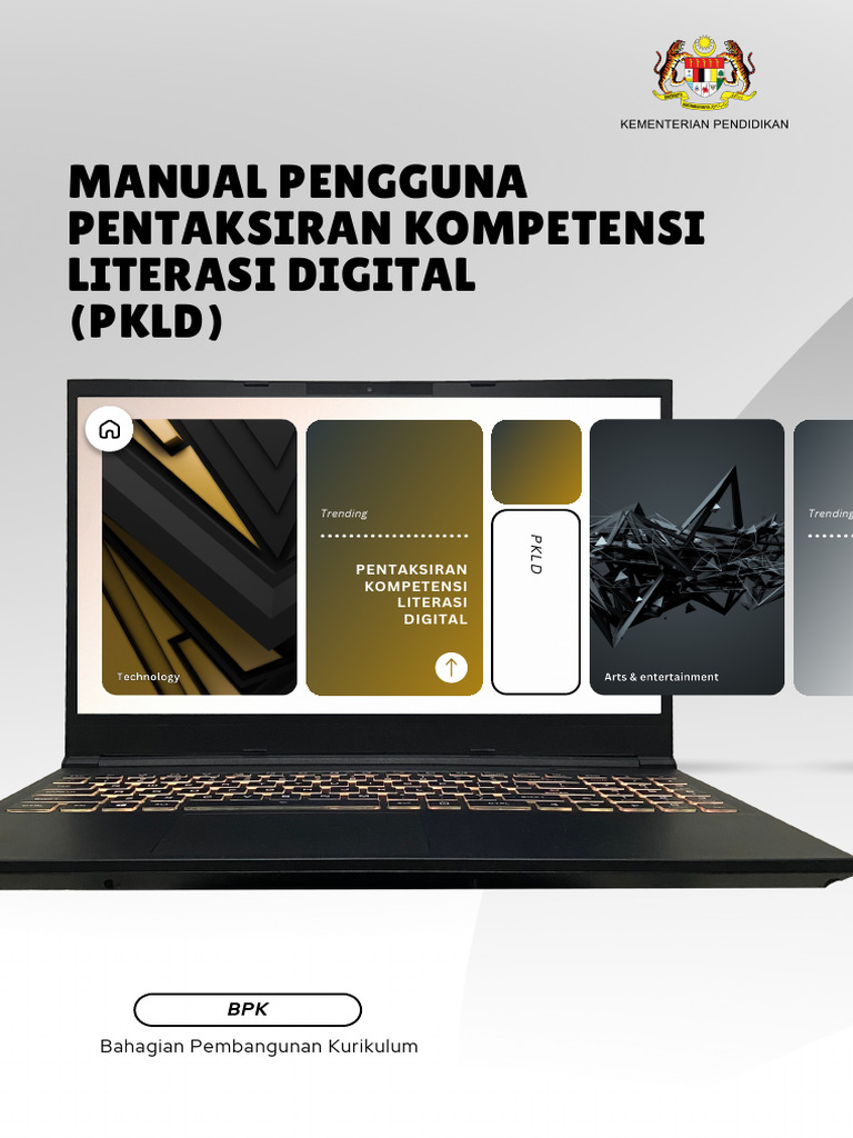 Manual Pengguna Pentaksiran Kompetensi Literasi Digital PKLD | PDF