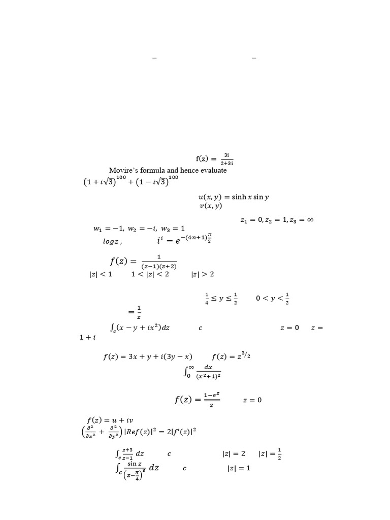 GTU CVPDE Exam Papers Combined | PDF | Function (Mathematics) | Applied ...