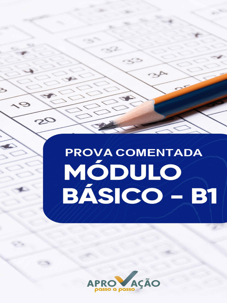 Prova b1 Comentada | PDF
