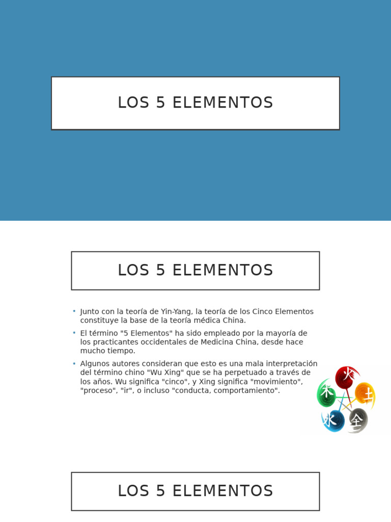 5 Elementos | PDF