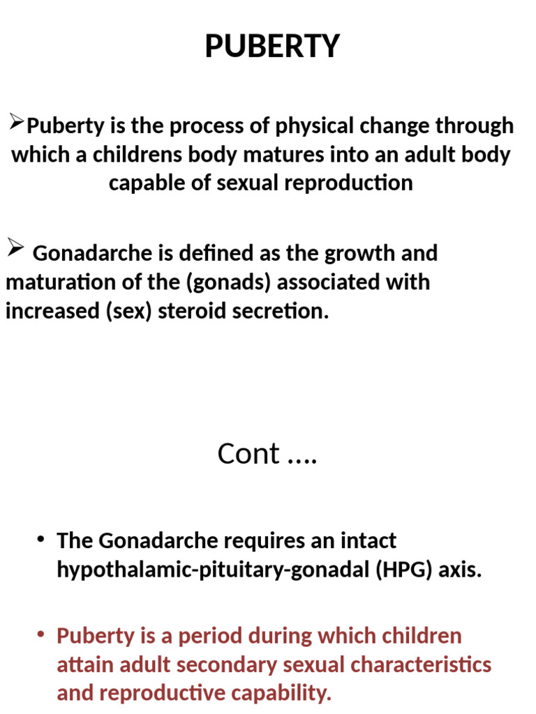 Delayed Puberty Pdf