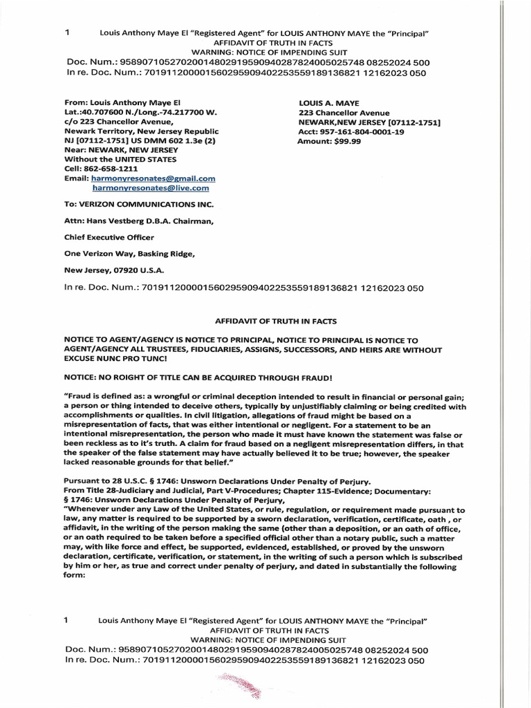 Document 2024 08 27 155322 Hans Vestberg Dba Verizion Communications