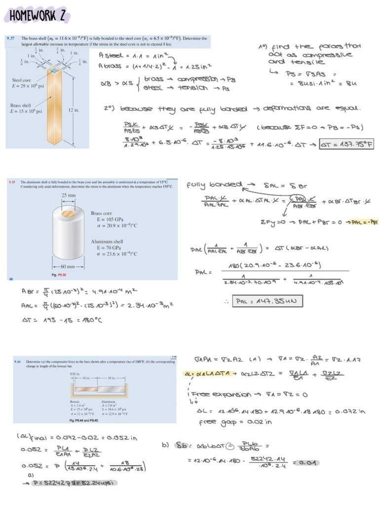 309 - Homeworks | PDF