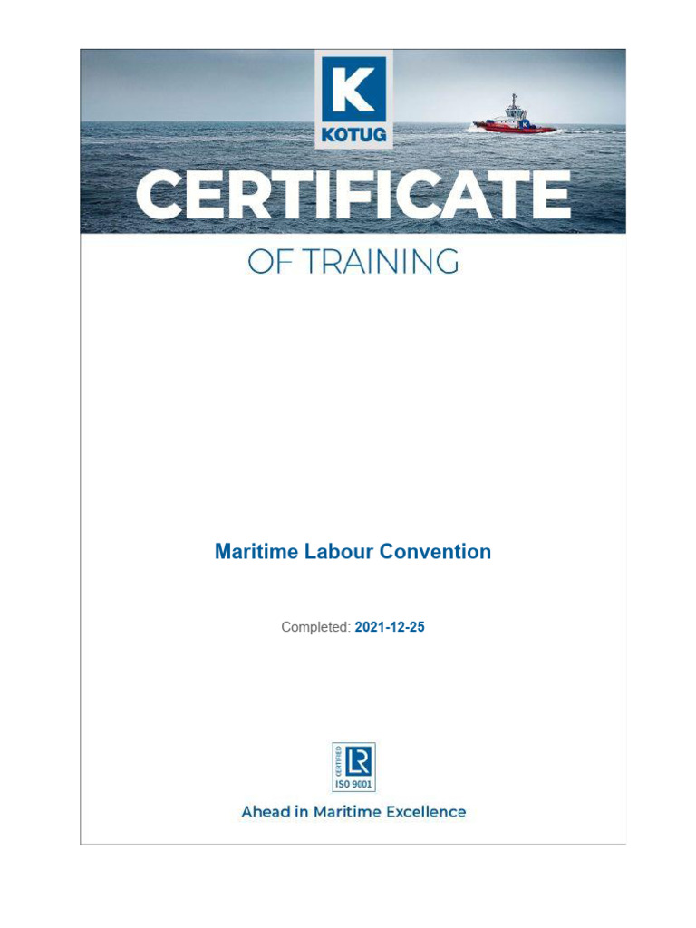 Course Certificate MLC | PDF