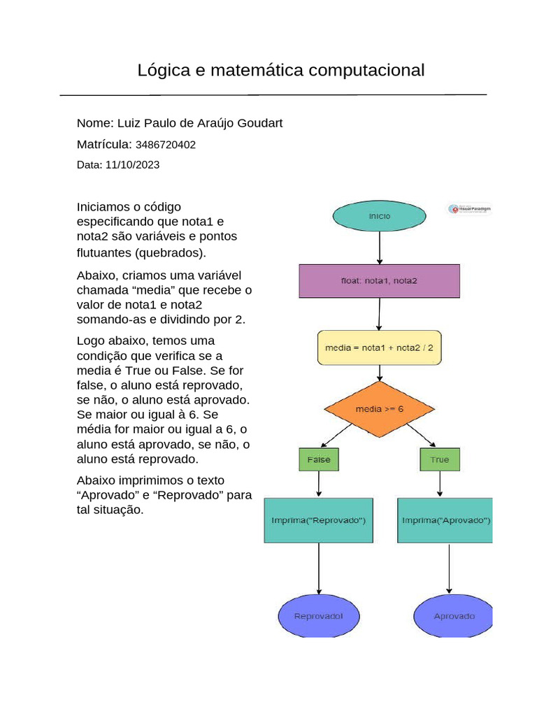 Lógica e Matemática Computacional-Portifólio | PDF