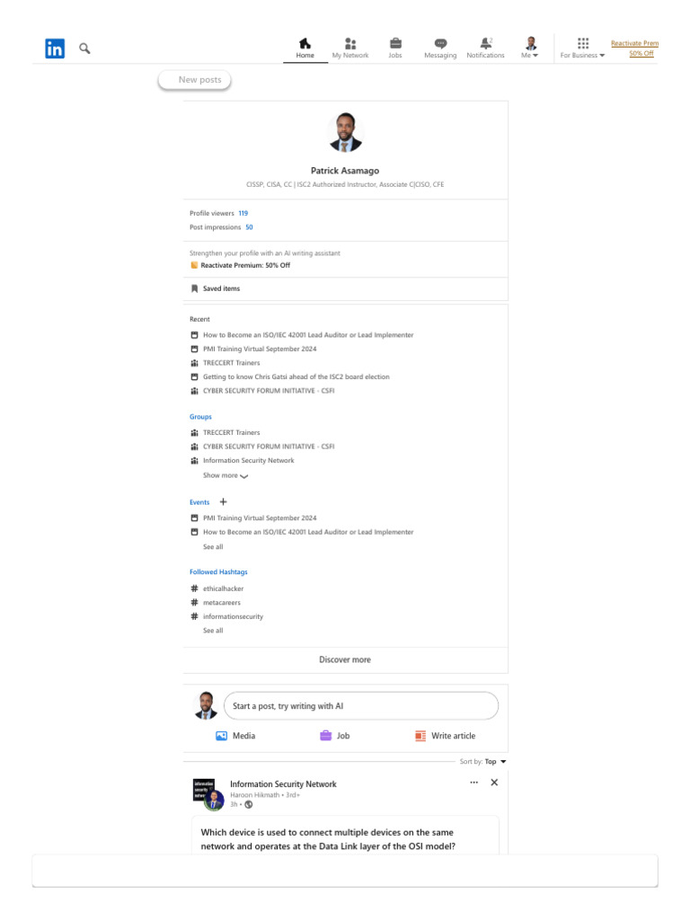 Feed - LinkedIn | PDF