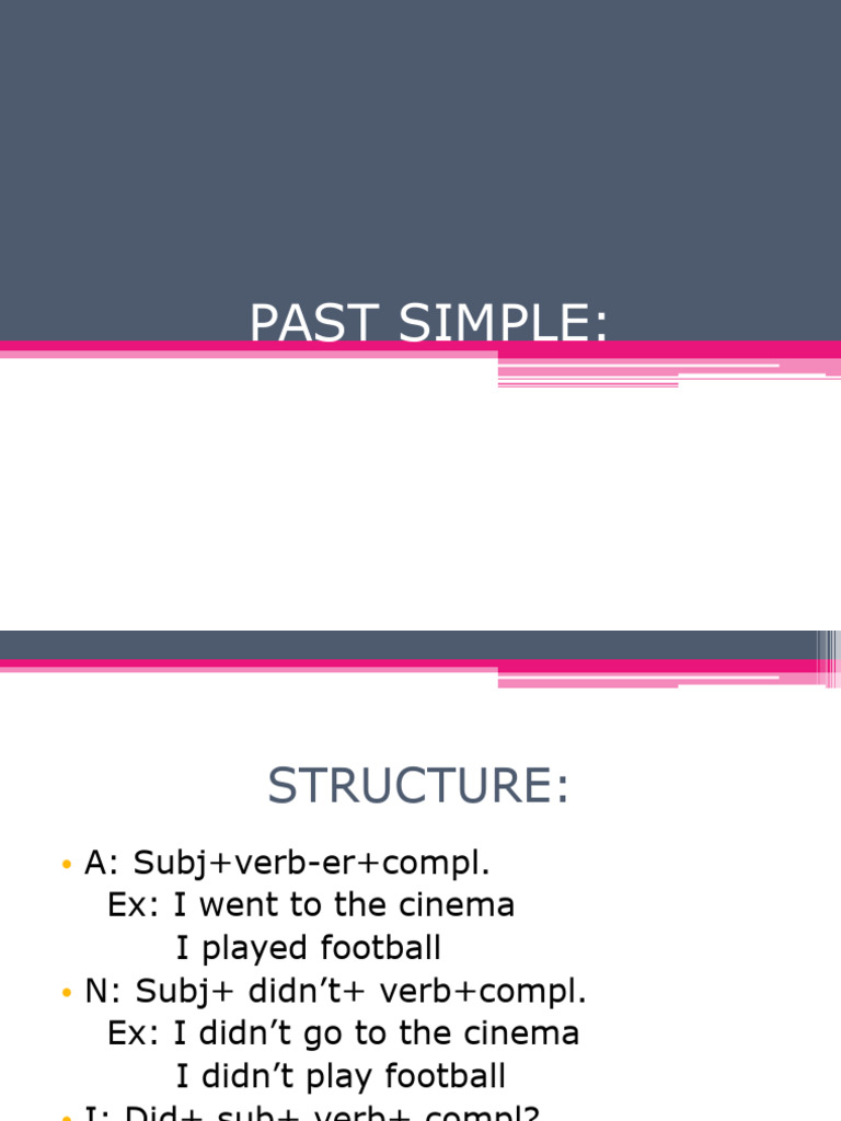Past Simple | PDF