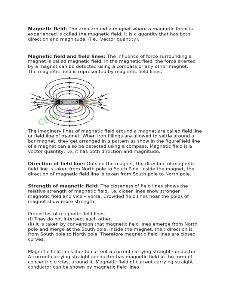 Magnetism Notes | PDF