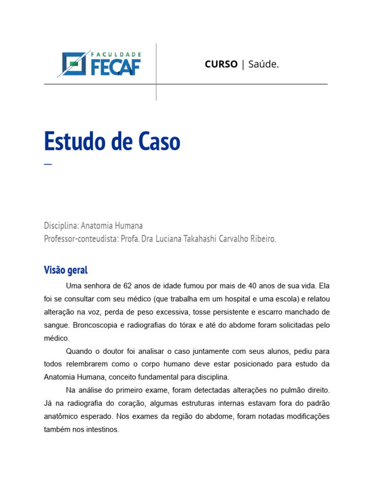Case Anatomia Humana - Docx11 | PDF