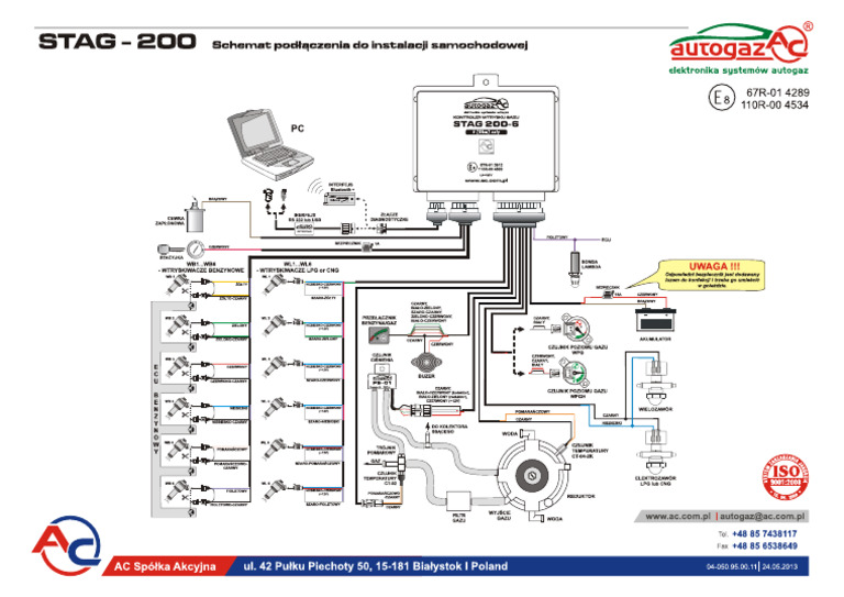 NEW STAG-200 Schemat PodęŃczenia PL (2013.05.24) | PDF