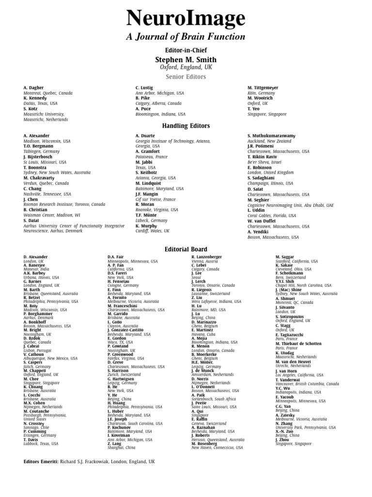 Editorial-Board_2022_NeuroImage | PDF