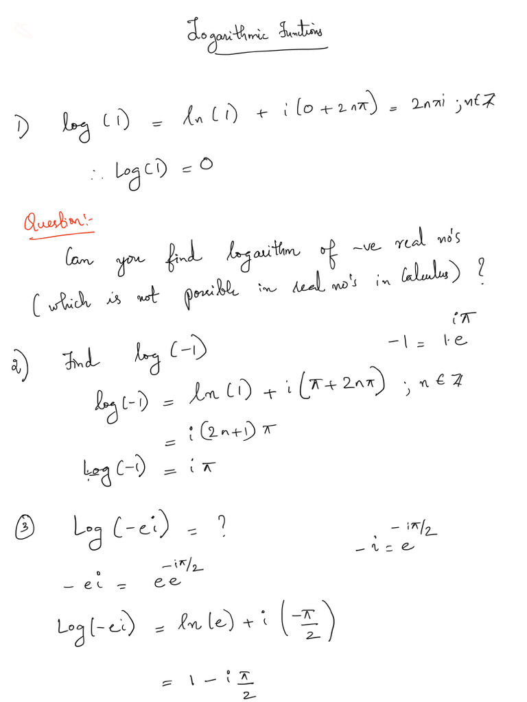 Lec 10 - Complex Exponents and Trigonometric Functions | PDF