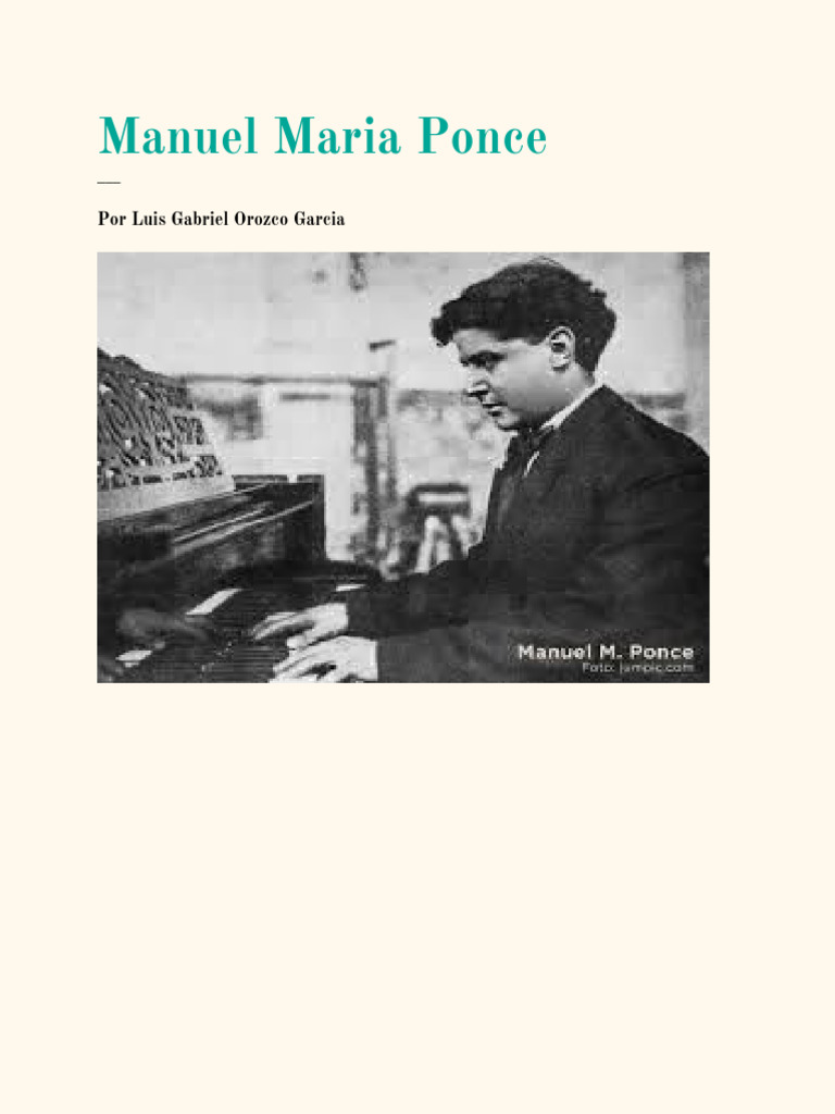 Manuel M. Ponce | PDF