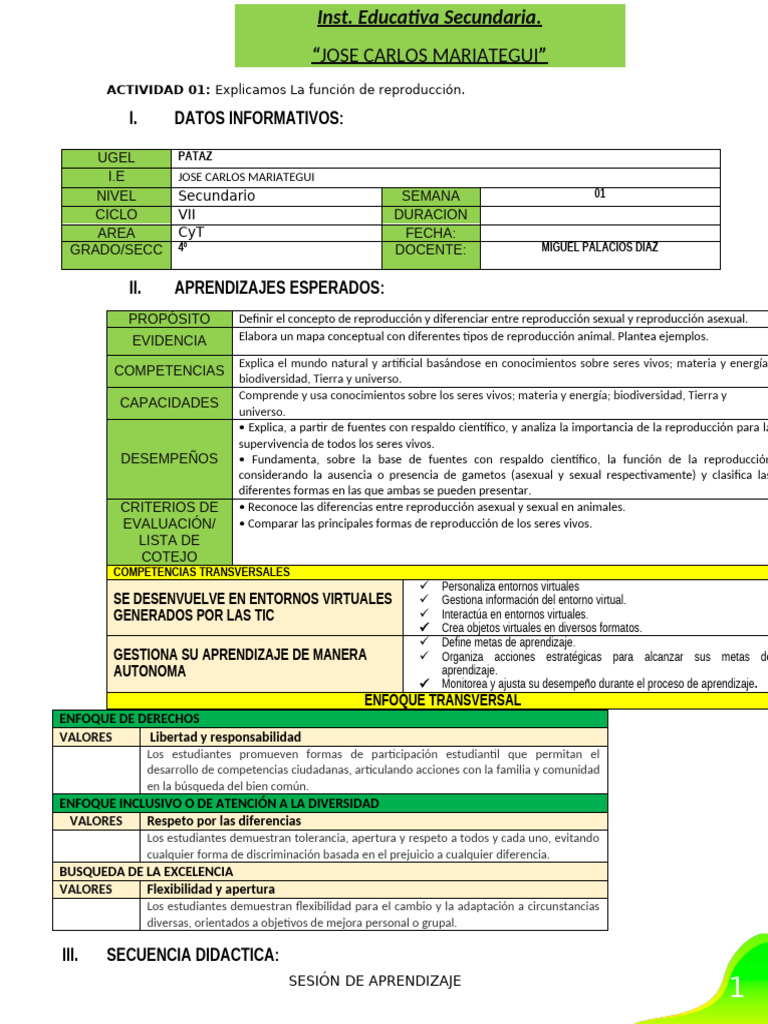 A-4º Ses Act 1-Cyt-Und 5 | PDF