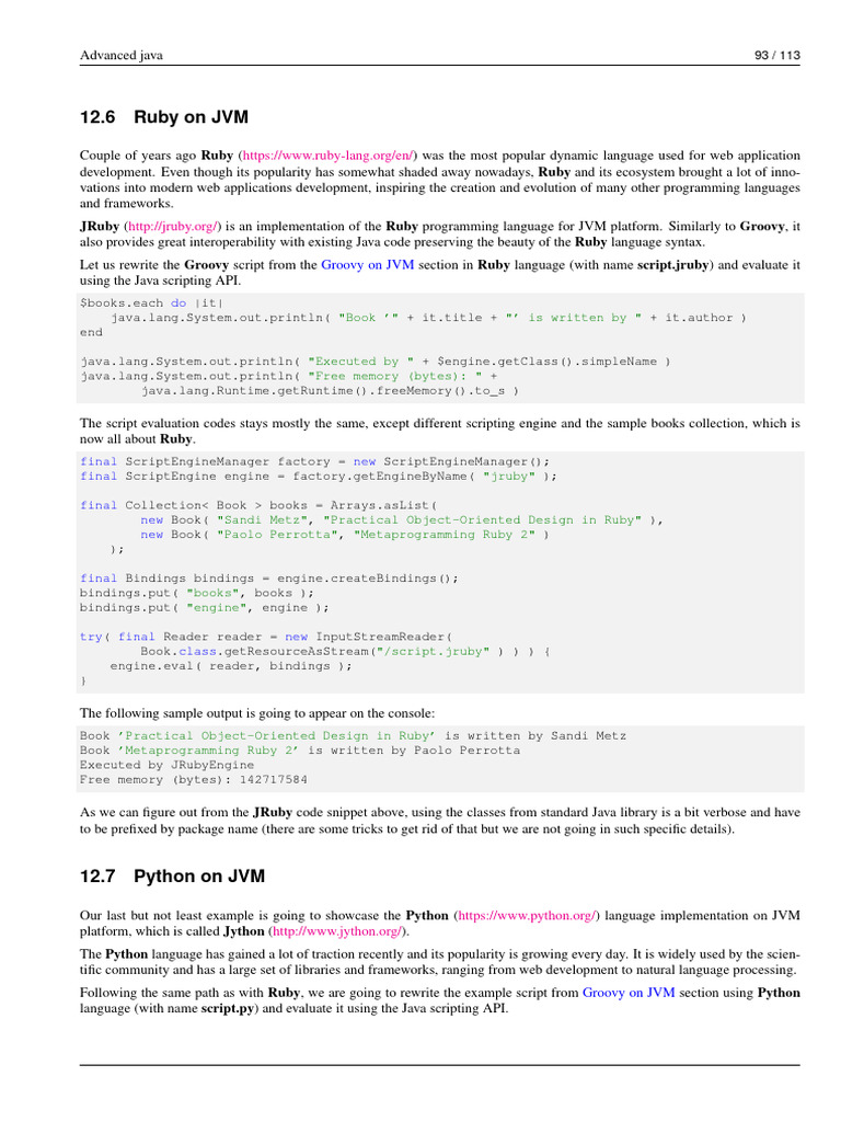 Advanced Java 1 - Merged 106 | PDF