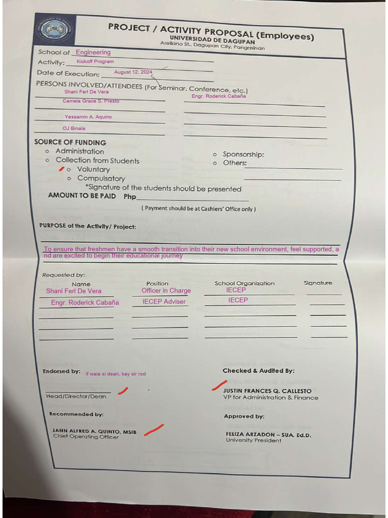 Sample Activity Proposal | PDF