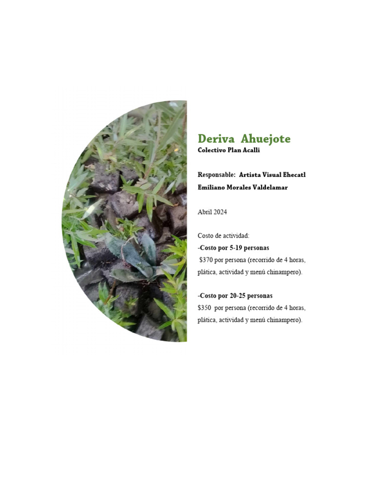 Deriva Ahuejote 2 Abril 2024-1 | PDF