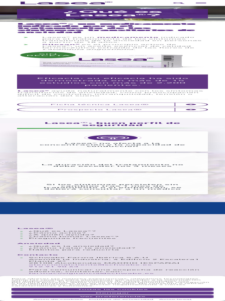 ¿Qué Es Lasea® Un Medicamento para La Ansiedad | PDF