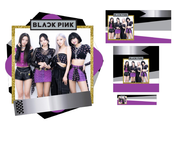Etiqueta Escolar Black Pink | PDF