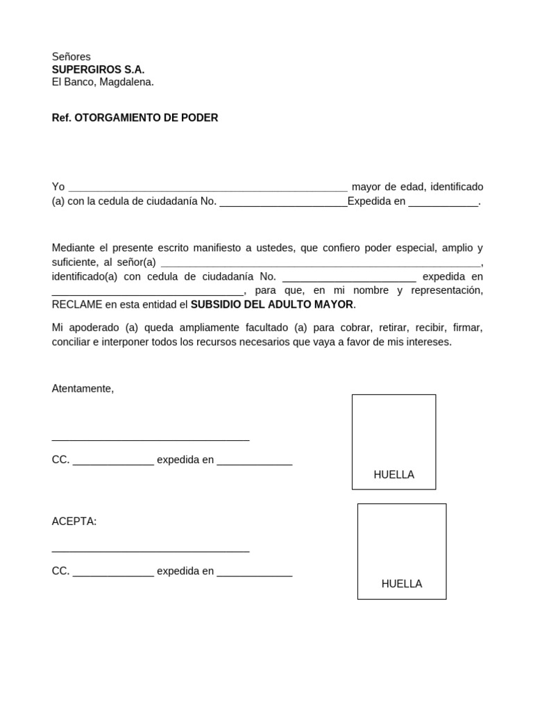 Poder Super Giros | PDF