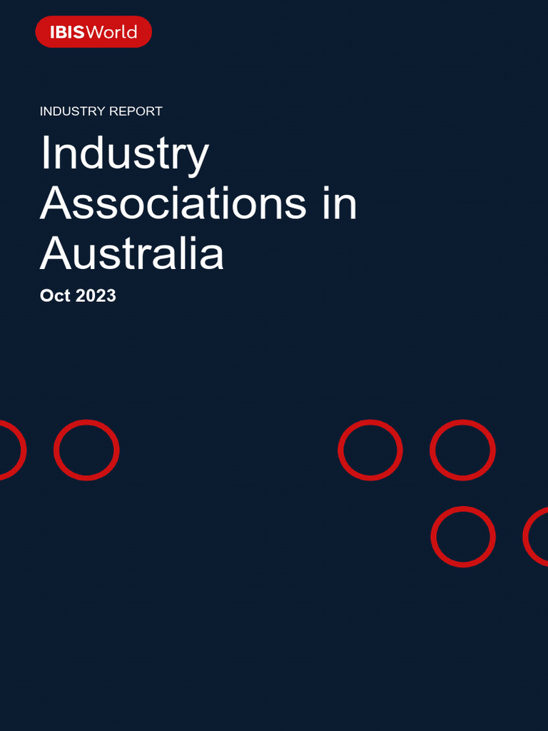 S9551 Industry Associations in Australia Industry Report | PDF