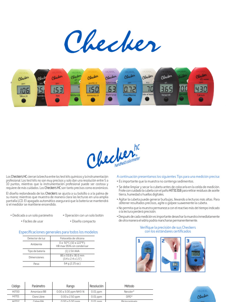 Catalogo Checkers | PDF