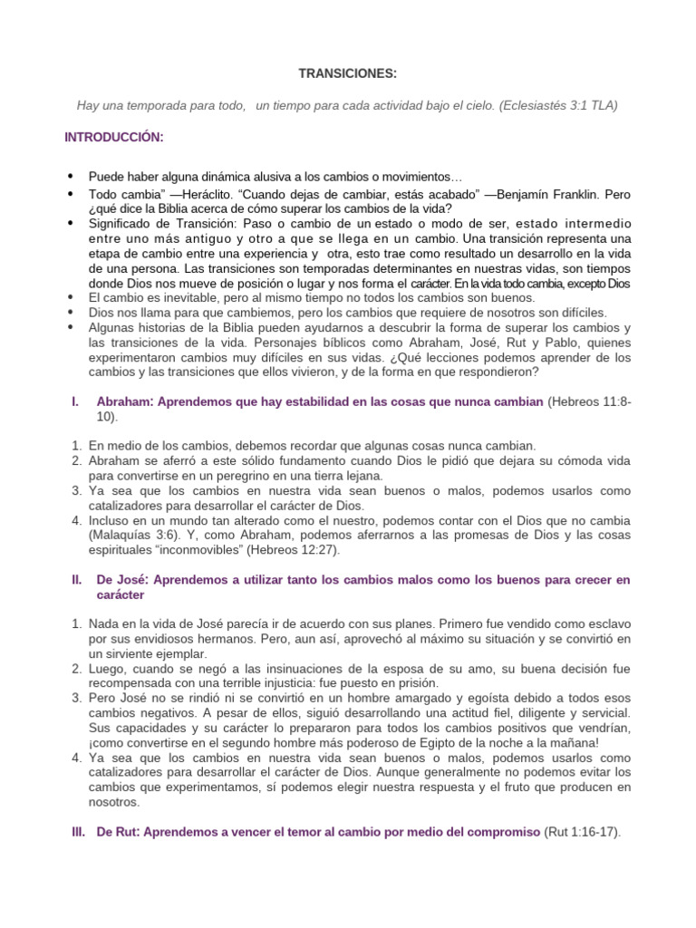TRANSICIONES | PDF